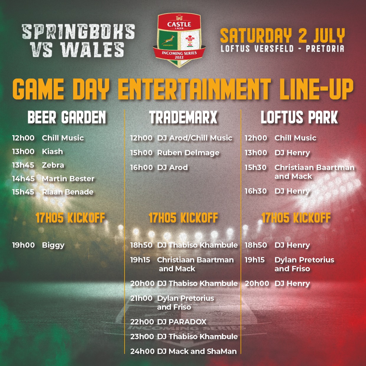 ‘KNOW BEFORE YOU GO’ – Springboks v Wales - Vodacom Bulls
