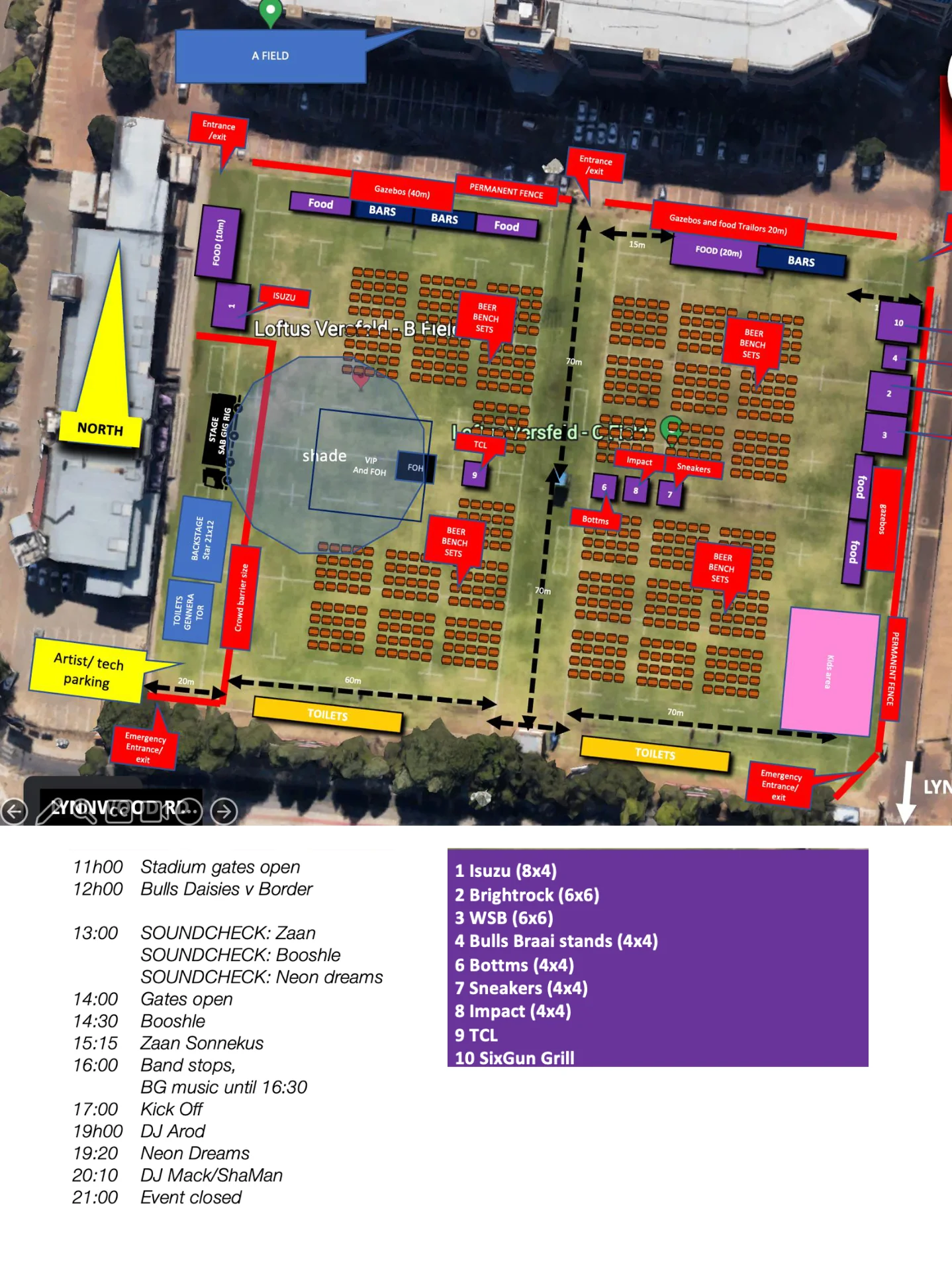 Gameday Info - Vodacom Bulls